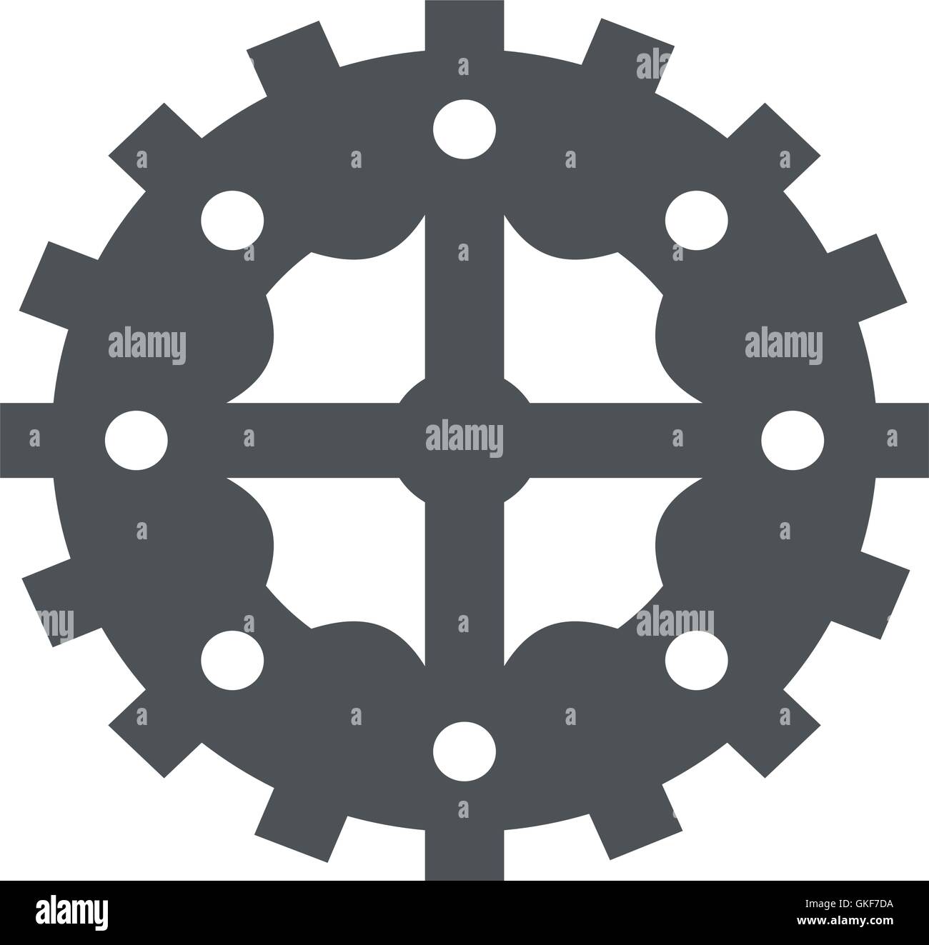 gear cog circle design Stock Vector Image & Art - Alamy