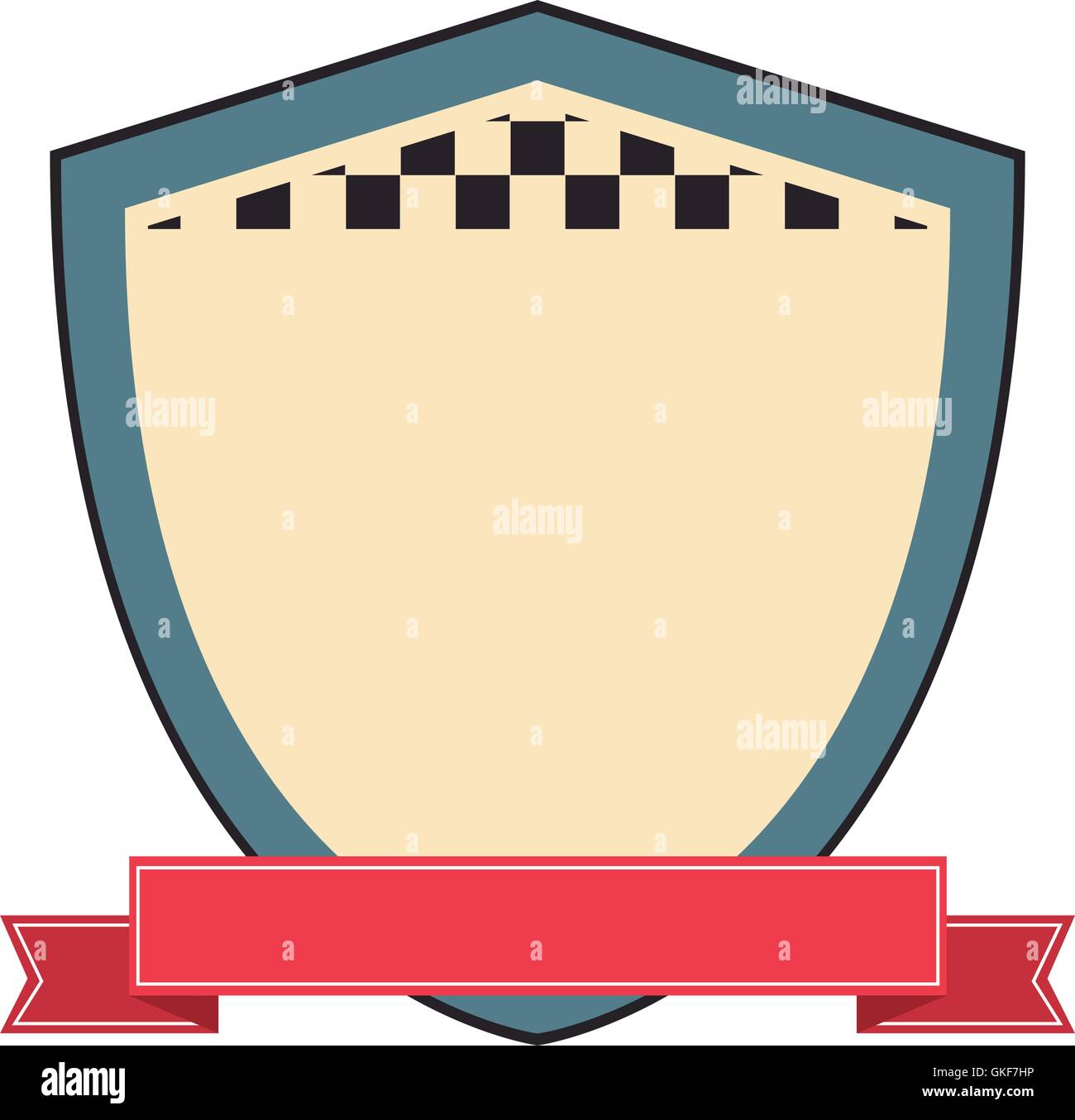 shield label banner design Stock Vector Image & Art - Alamy