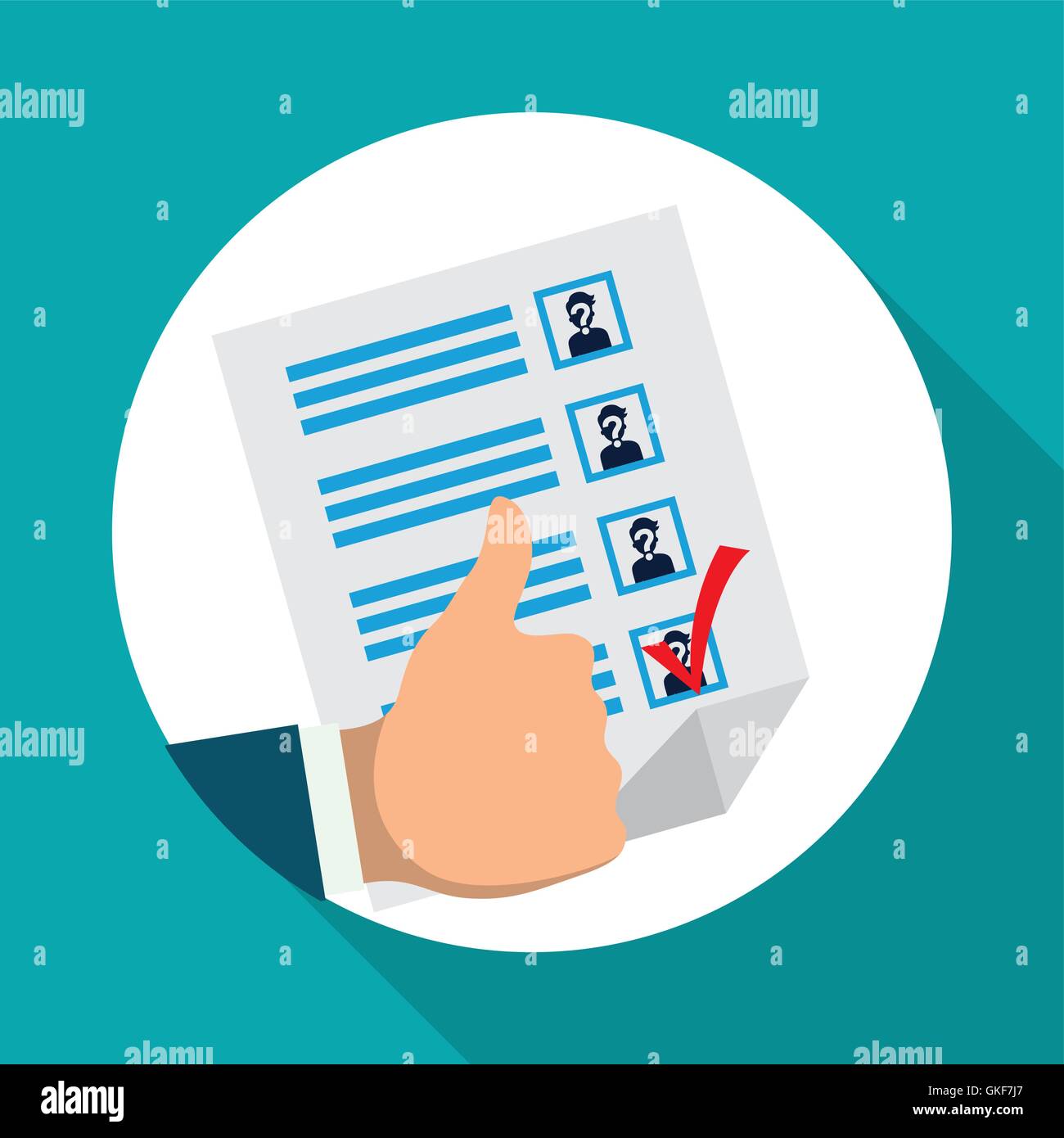 vote design over white background, vector illustration Stock Vector ...