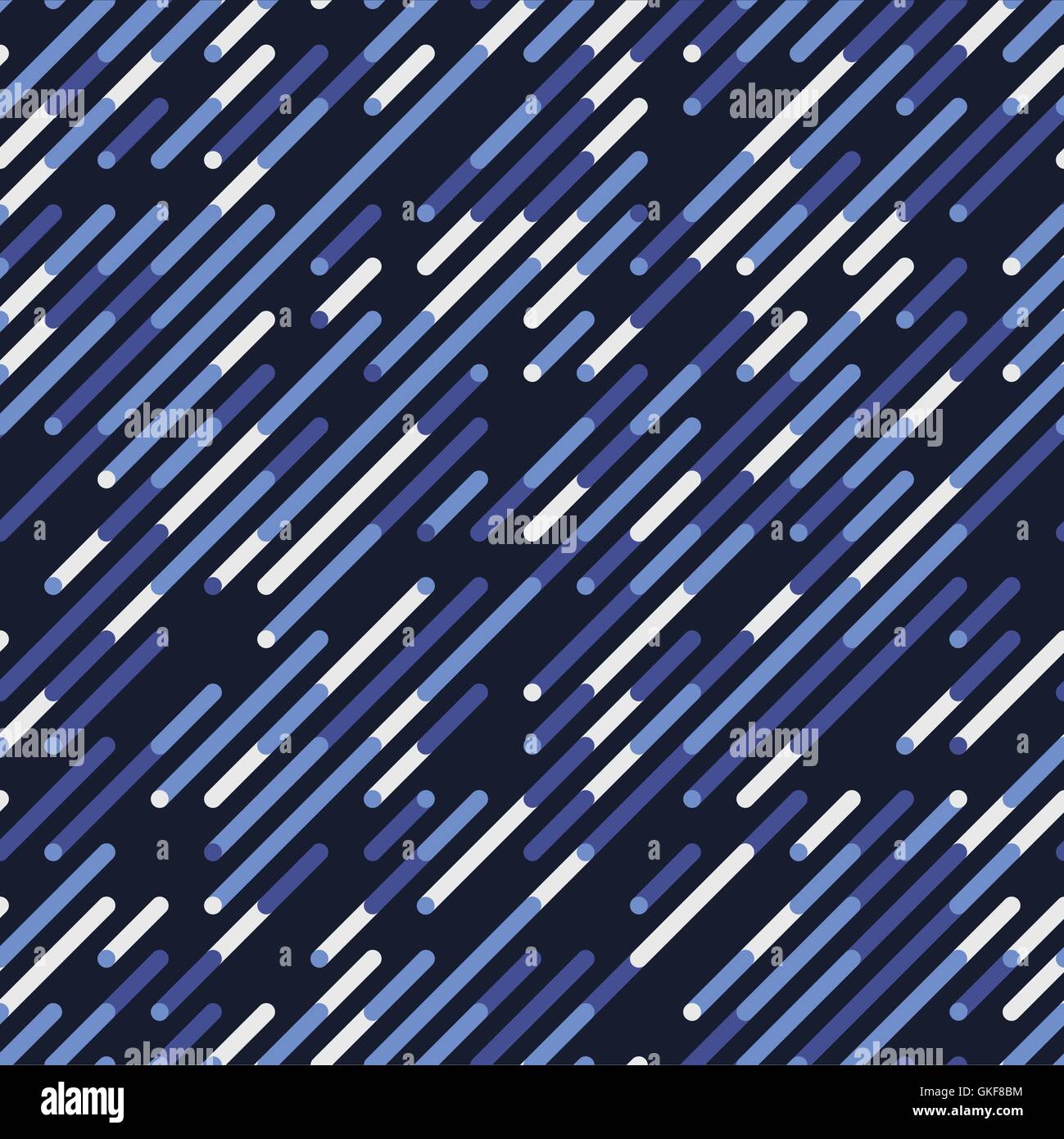 Vector Seamless Blue Shades Diagonal Lines Irregular Geometric Pattern ...