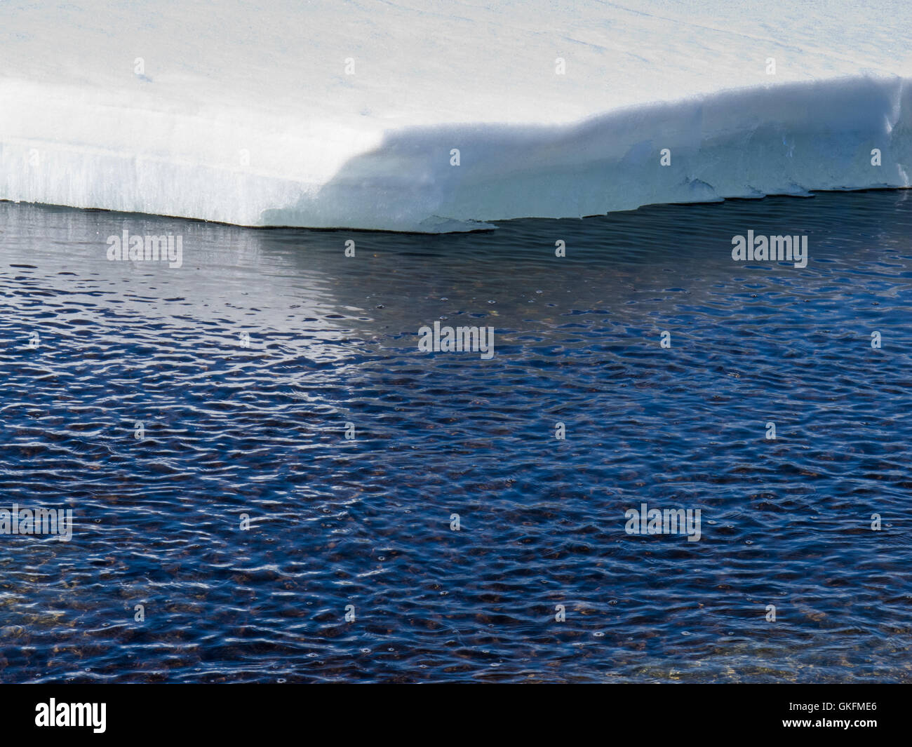 Edge of melting arctic sea-ice Stock Photo - Alamy