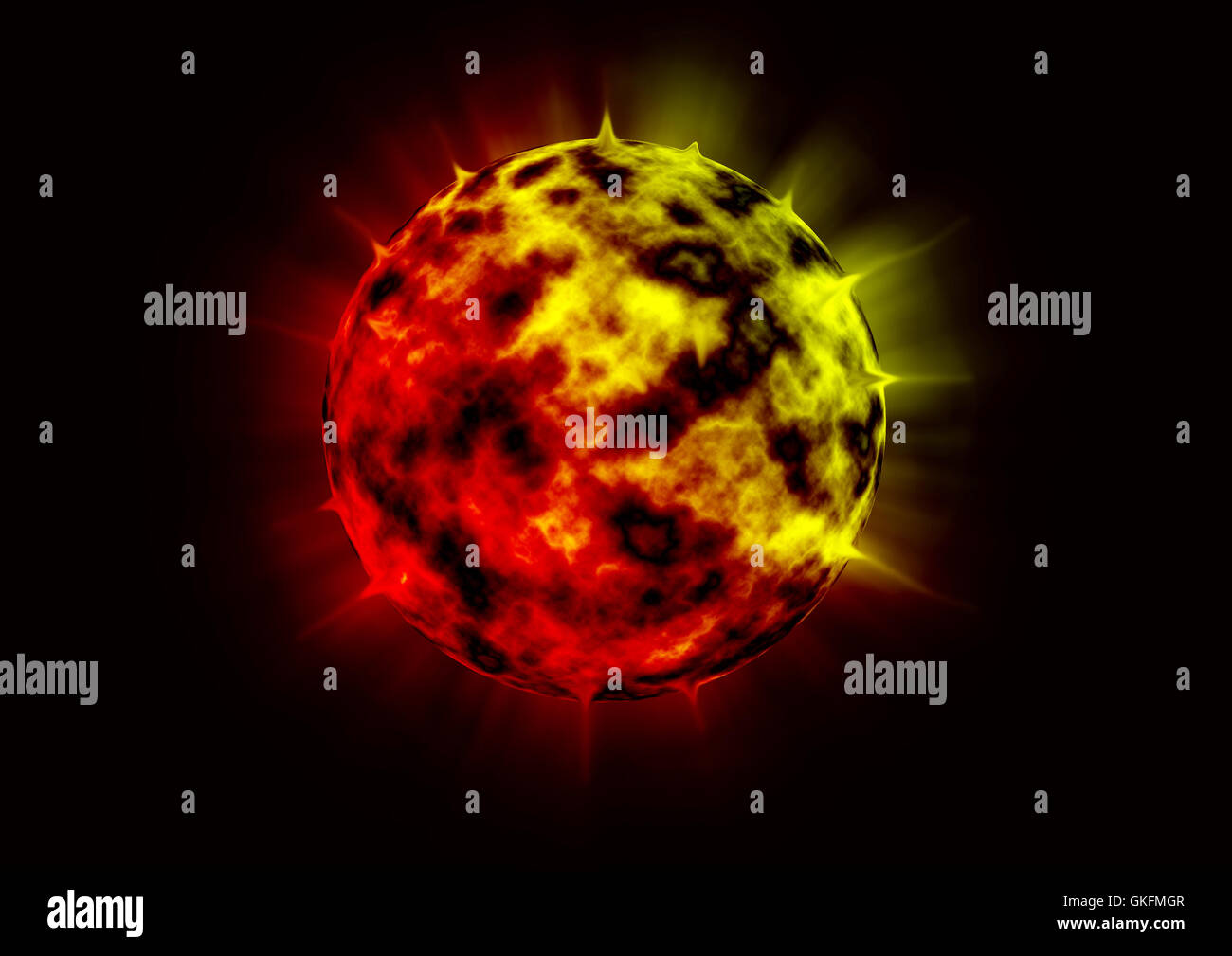 Planet burning hi-res stock photography and images - Alamy