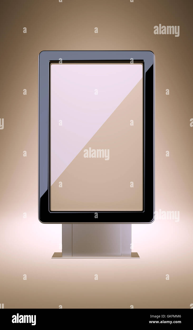 Stand for advertisement Stock Photo - Alamy