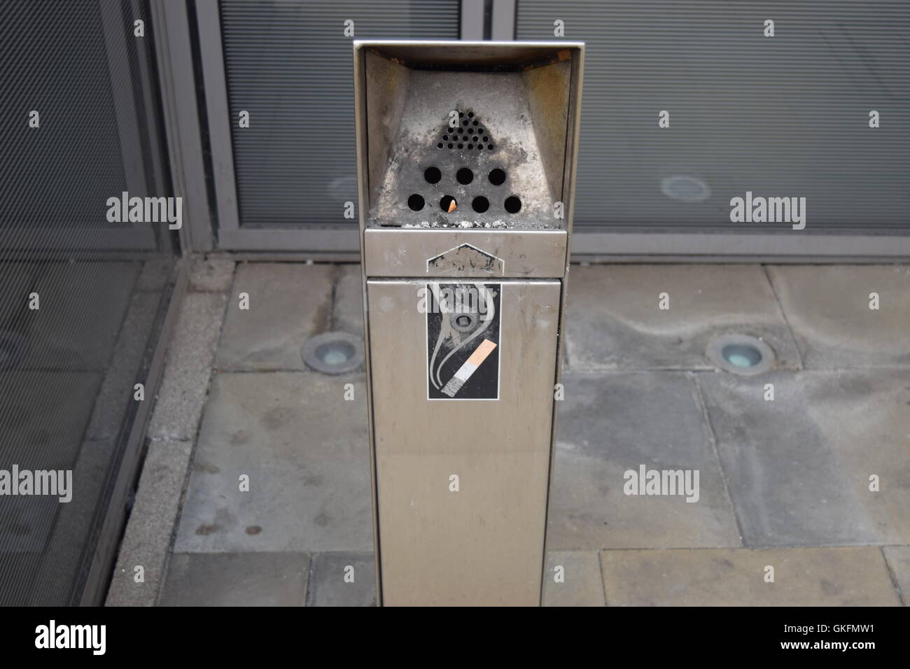 Public Cigarette Disposer Stock Photo - Alamy