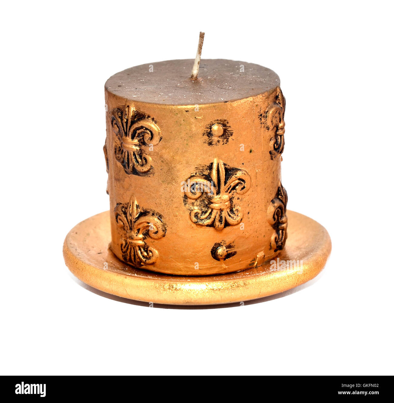 Gold round Cut Out Stock Images & Pictures - Alamy