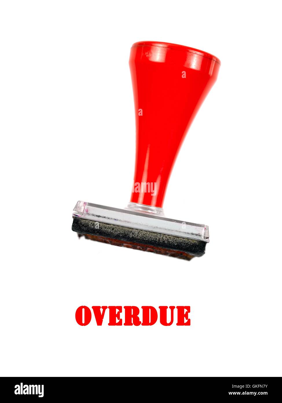 Overdue office rubber stamp Cut Out Stock Images & Pictures - Alamy