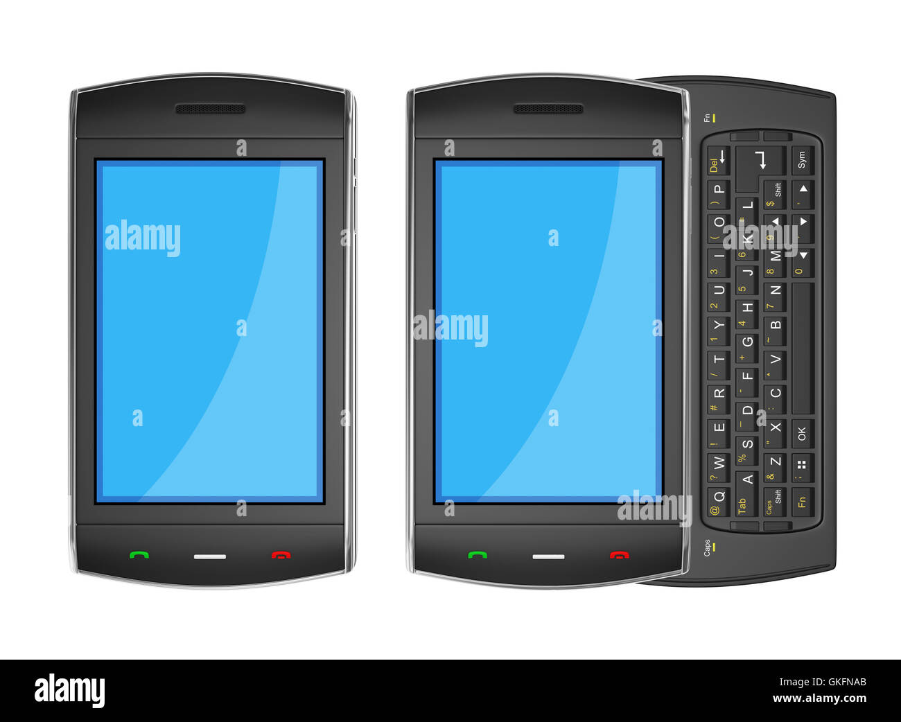 Black mobile smart phone Stock Photo - Alamy