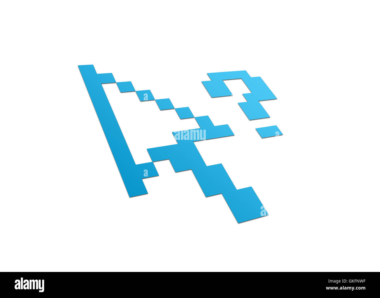 Perspective Computer Cursor Stock Photo - Alamy