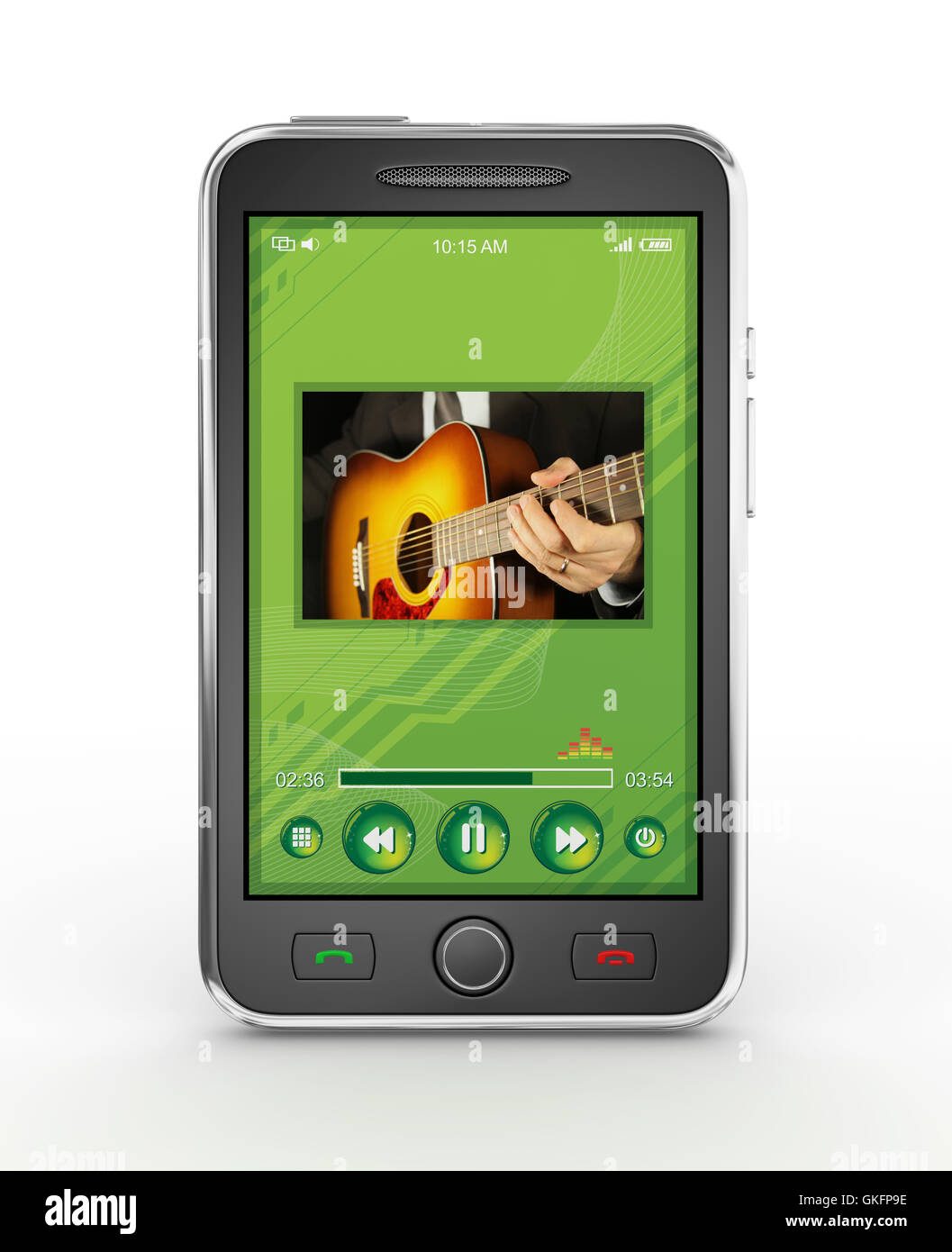 Black mobile smart phone Stock Photo - Alamy