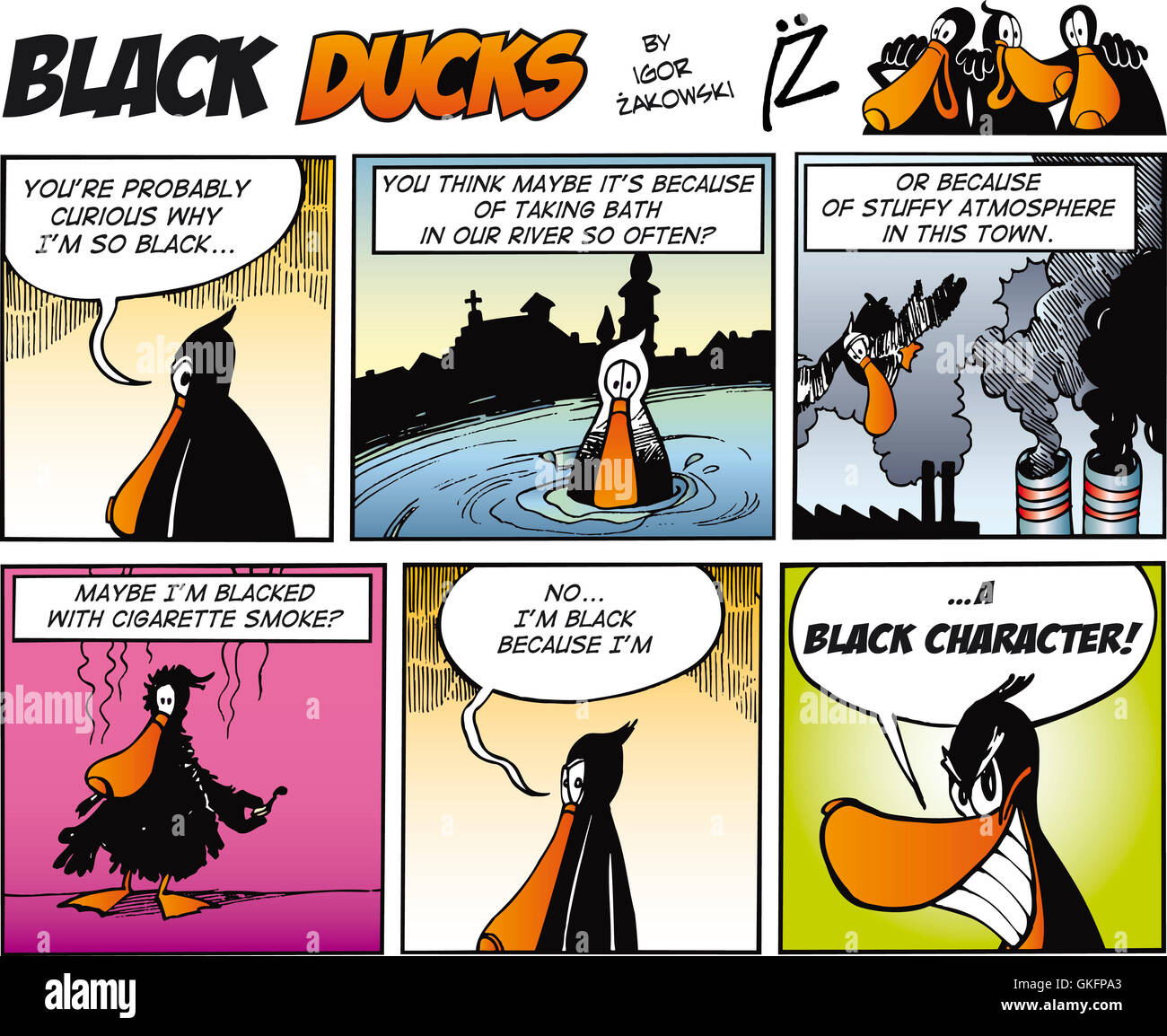 Black Ducks Comics episode 67 Stock Photo - Alamy
