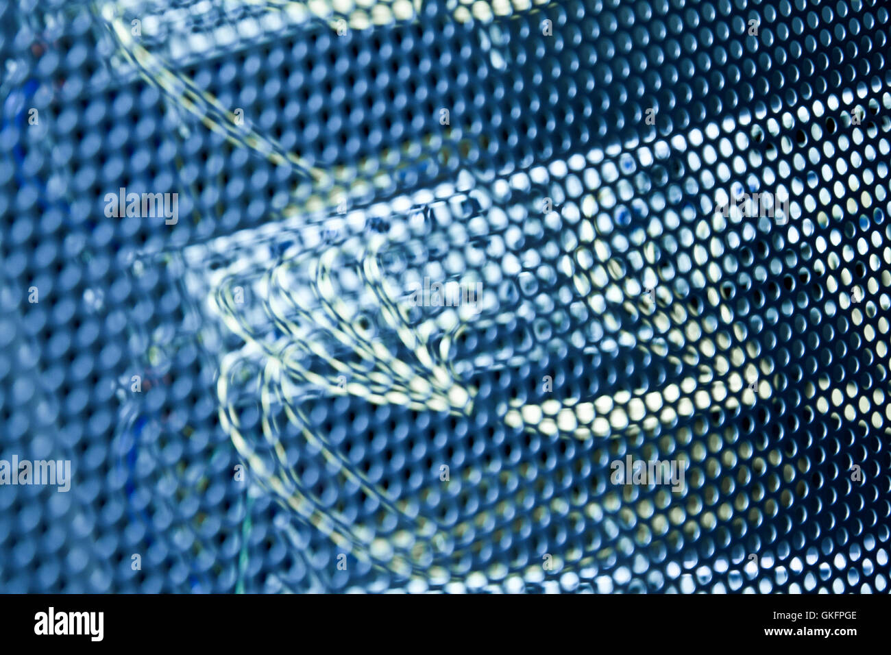 Network Switch behind mesh Stock Photo - Alamy