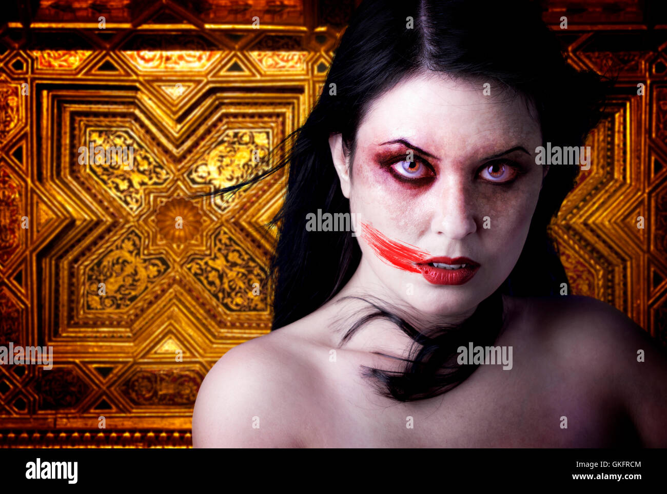 Vampire bite blood hi-res stock photography and images - Alamy