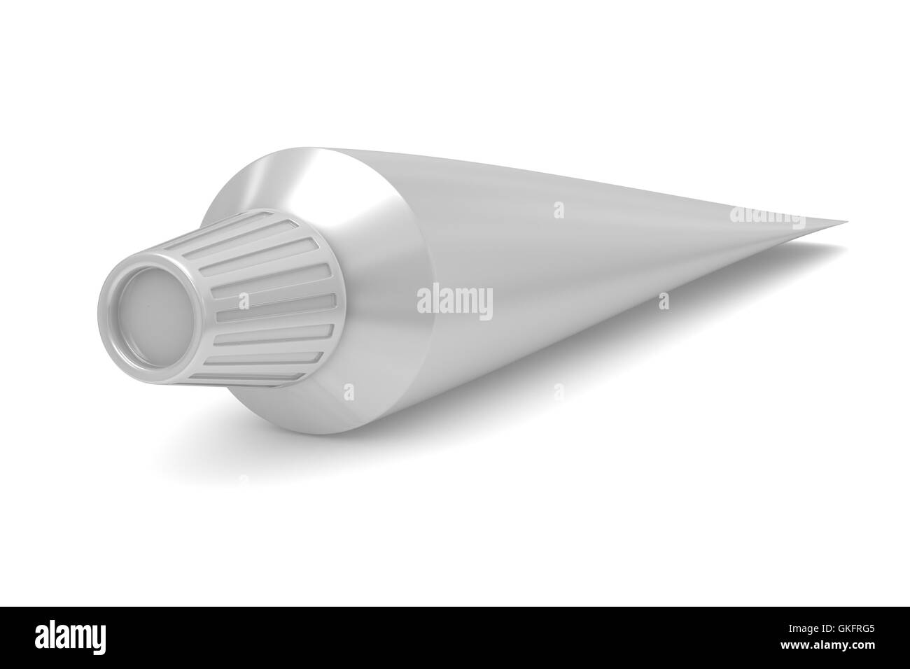 Tooth paste tube on white background. Isolated 3D image Stock Photo - Alamy