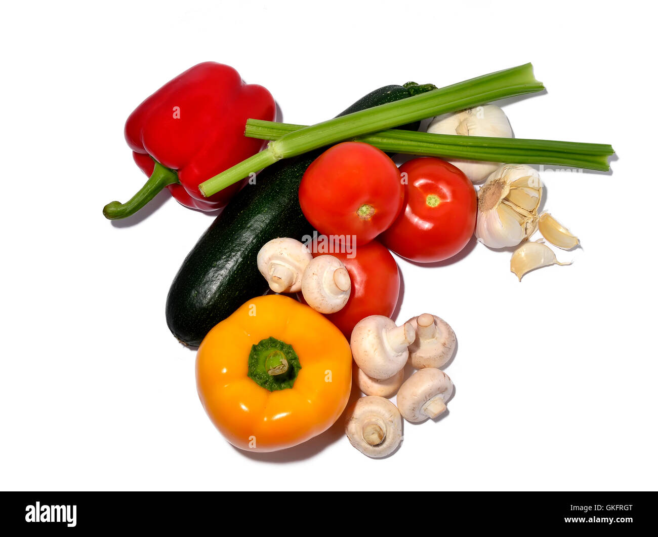Mix peppers tomato on Cut Out Stock Images & Pictures - Alamy