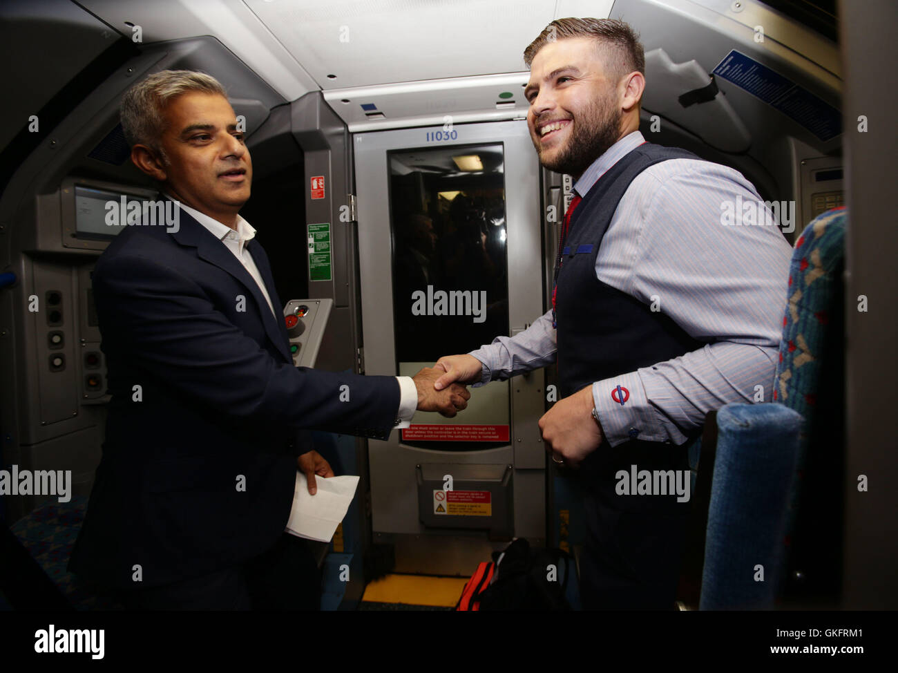 London underground train driver hi-res stock photography and images - Alamy