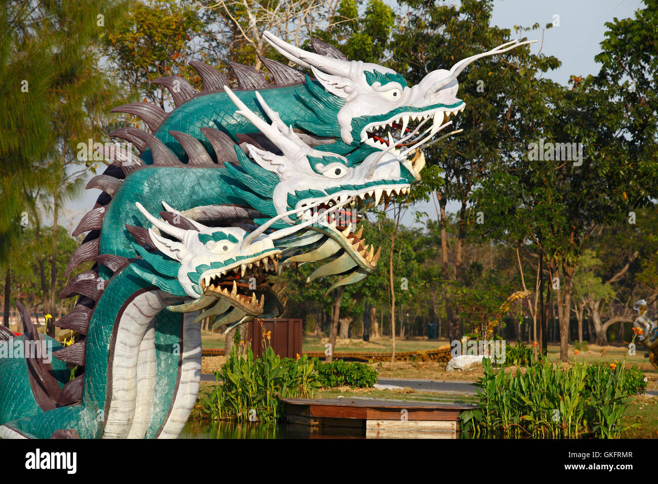 The Three China dragon Stock Photo - Alamy
