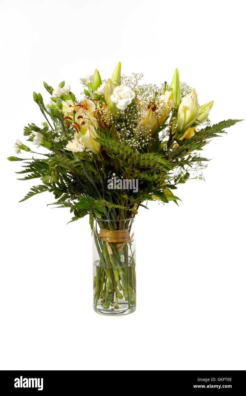 Bouquet in vase Stock Photo - Alamy