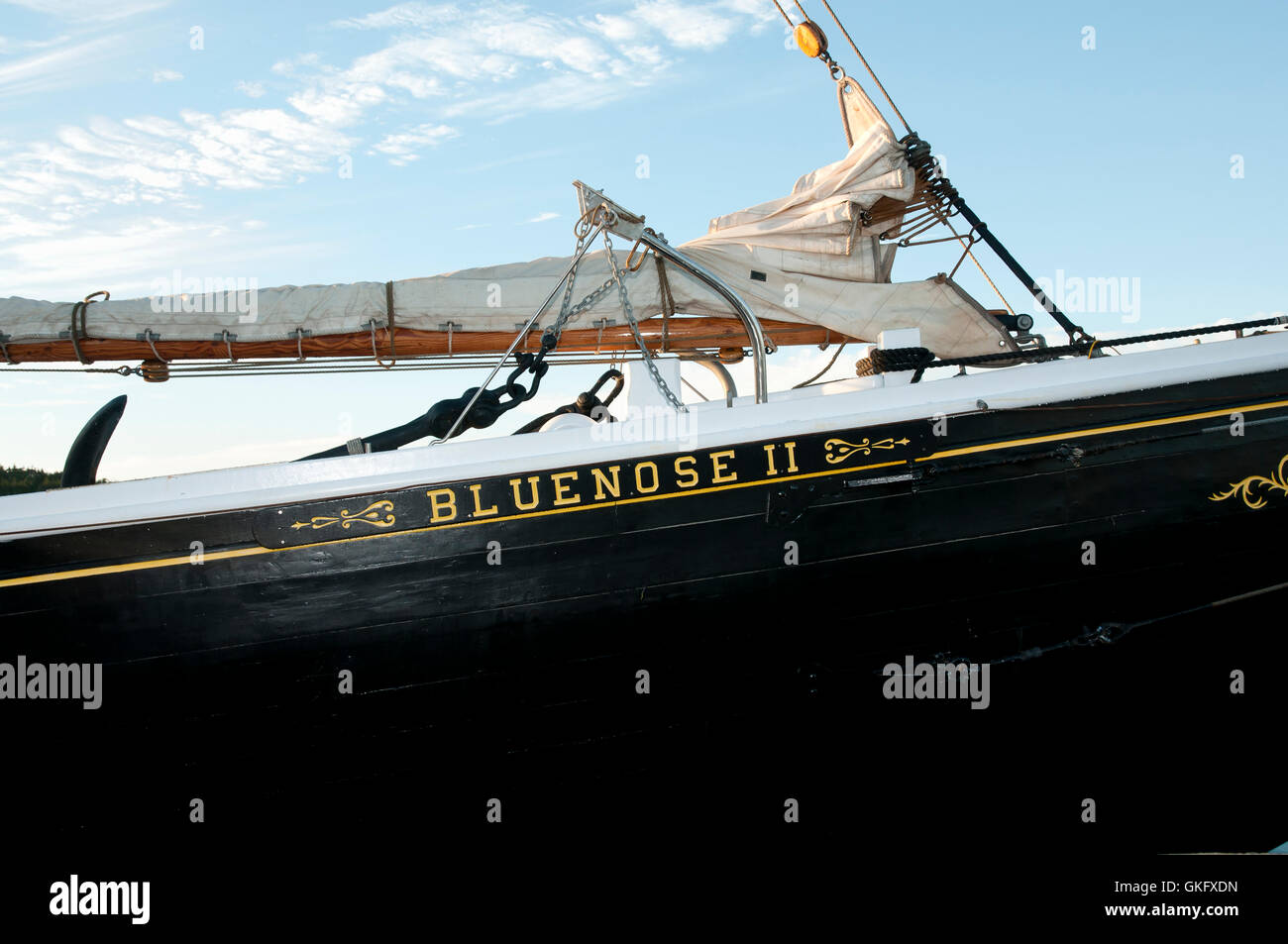 Bluenose II Ship - Lunenburg - Nova Scotia Stock Photo - Alamy