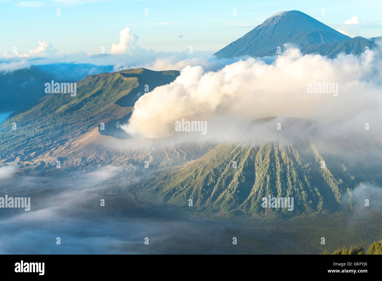 Mt.Bromo in Tengger Semeru National Park, East Java, Indonesia Stock ...
