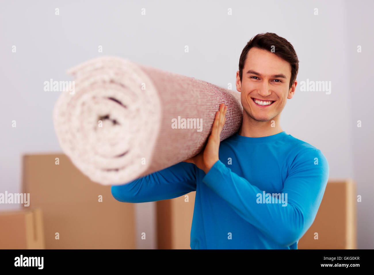 blue humans human beings Stock Photo - Alamy