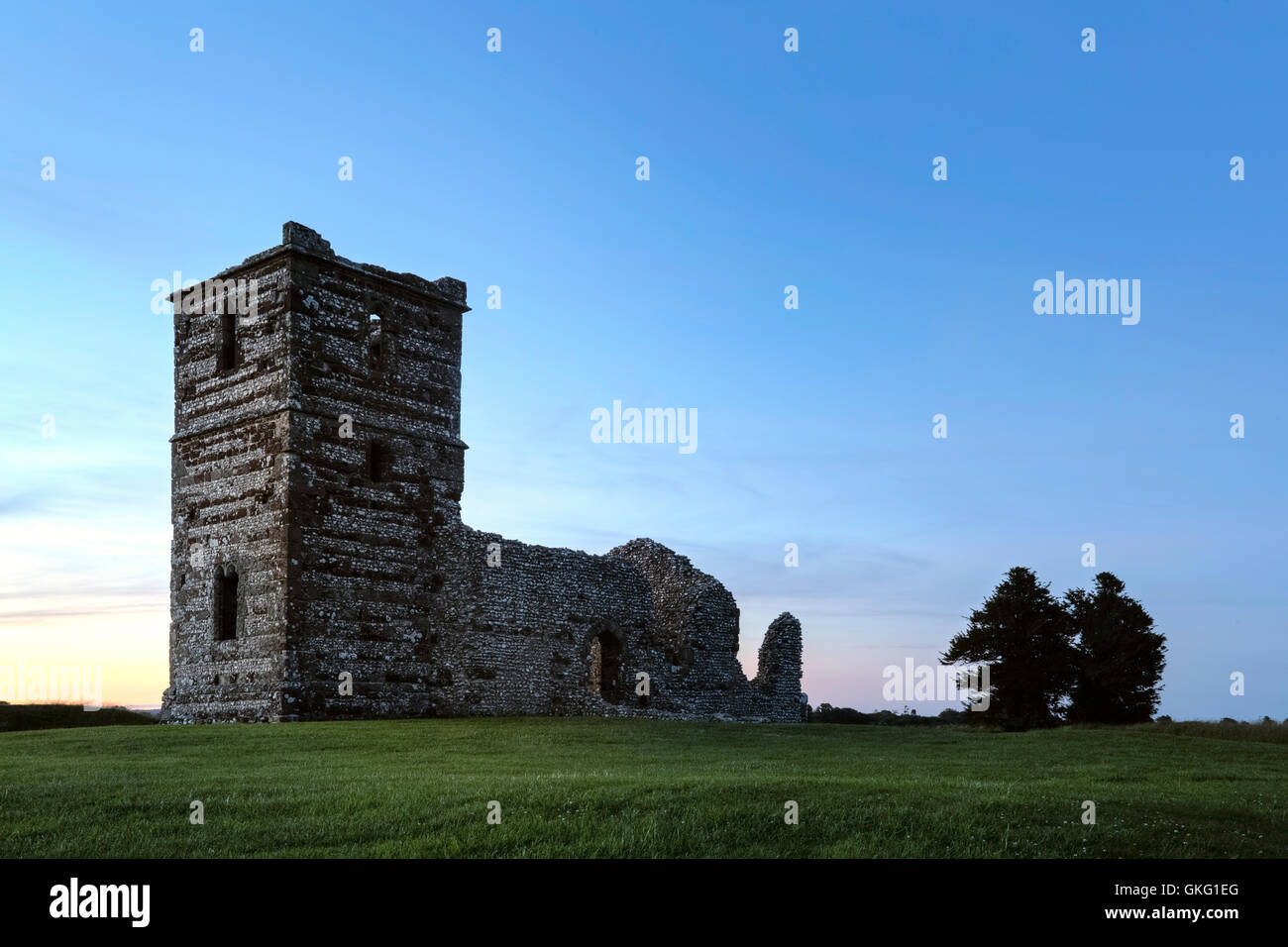 Knowlton Church, Woodlands, Dorset, England, UK Stock Photo - Alamy