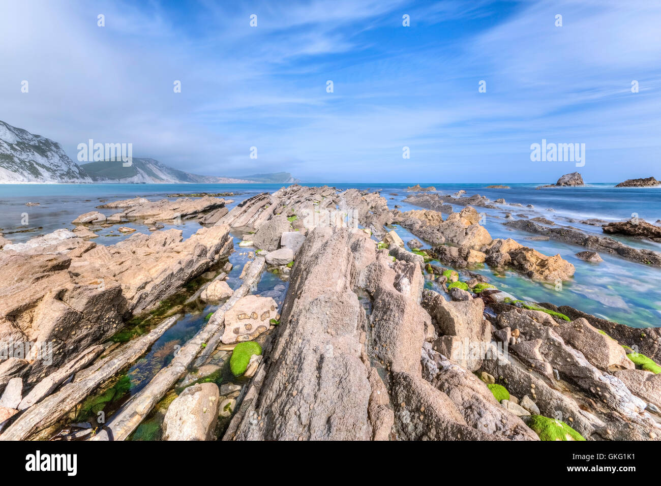 Mupe Bay, Dorset, England, United Kingdom Stock Photo - Alamy