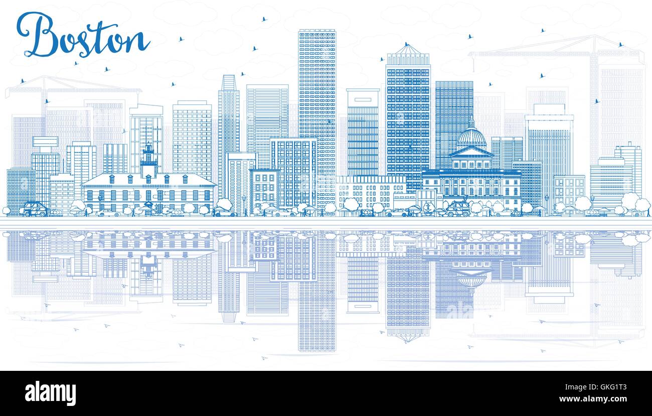 Massachusetts outline vector hi-res stock photography and images - Alamy