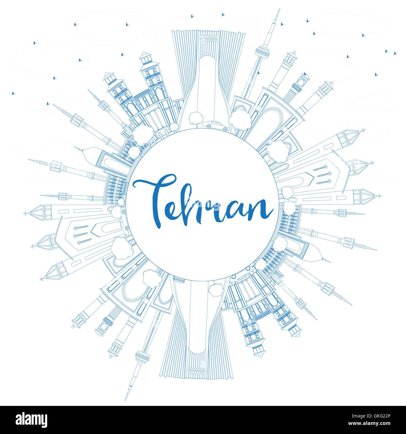 Travel asia landmarks skyline Cut Out Stock Images & Pictures - Alamy