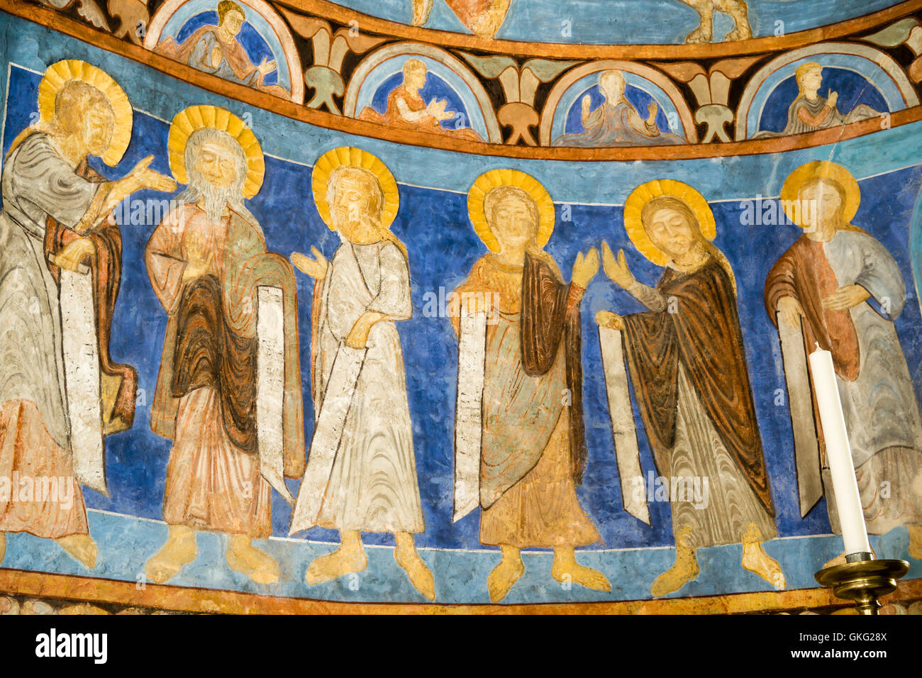 Romanesque fresco hi-res stock photography and images - Alamy