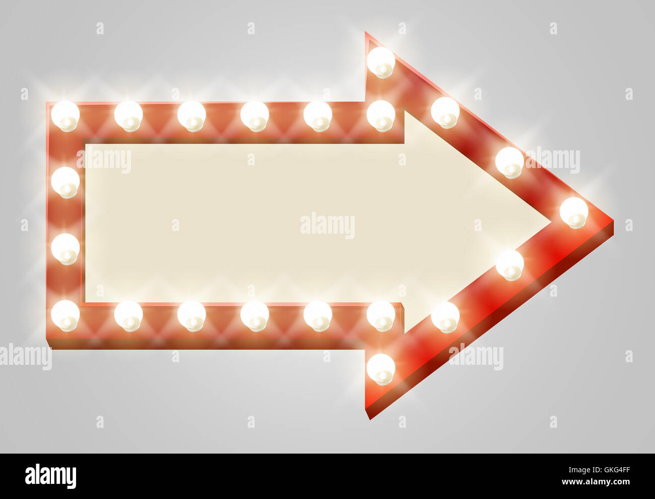 Neon light arrow hi-res stock photography and images - Alamy