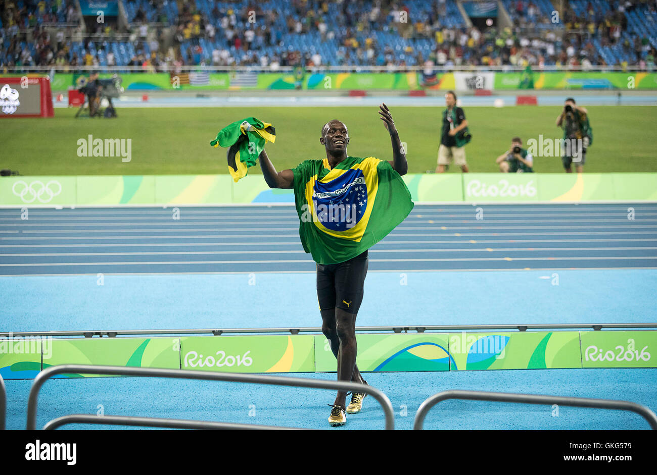 Rio de Janeiro, RJ, Brazil. 19th Aug, 2016. OLYMPICS ATHLETICS: Usain ...