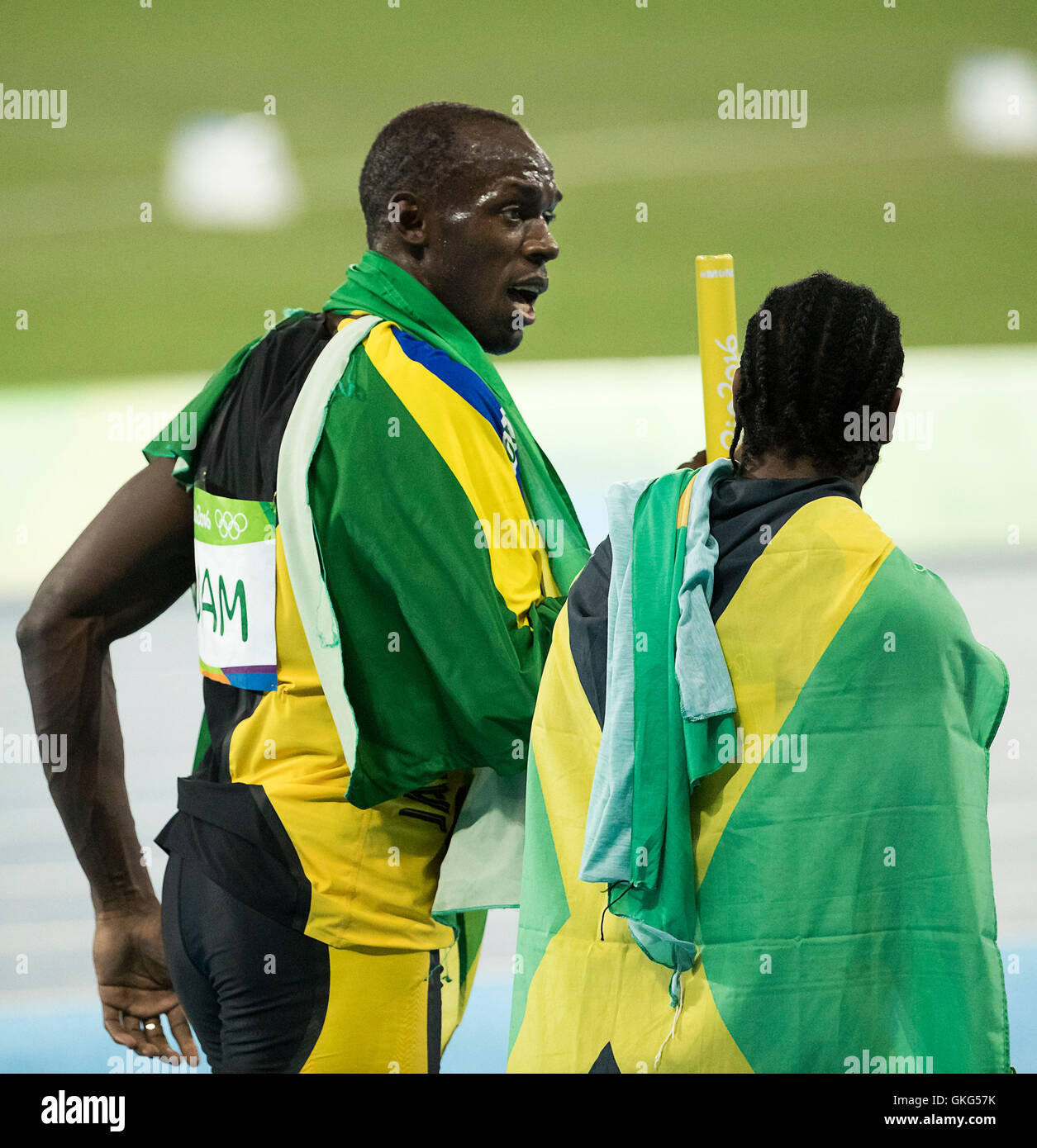 Rio de Janeiro, RJ, Brazil. 19th Aug, 2016. OLYMPICS ATHLETICS: Usain ...