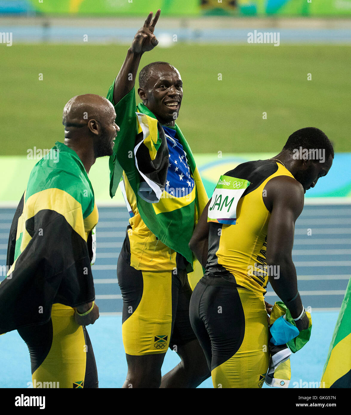 Yohan blake gold medal hi-res stock photography and images - Alamy