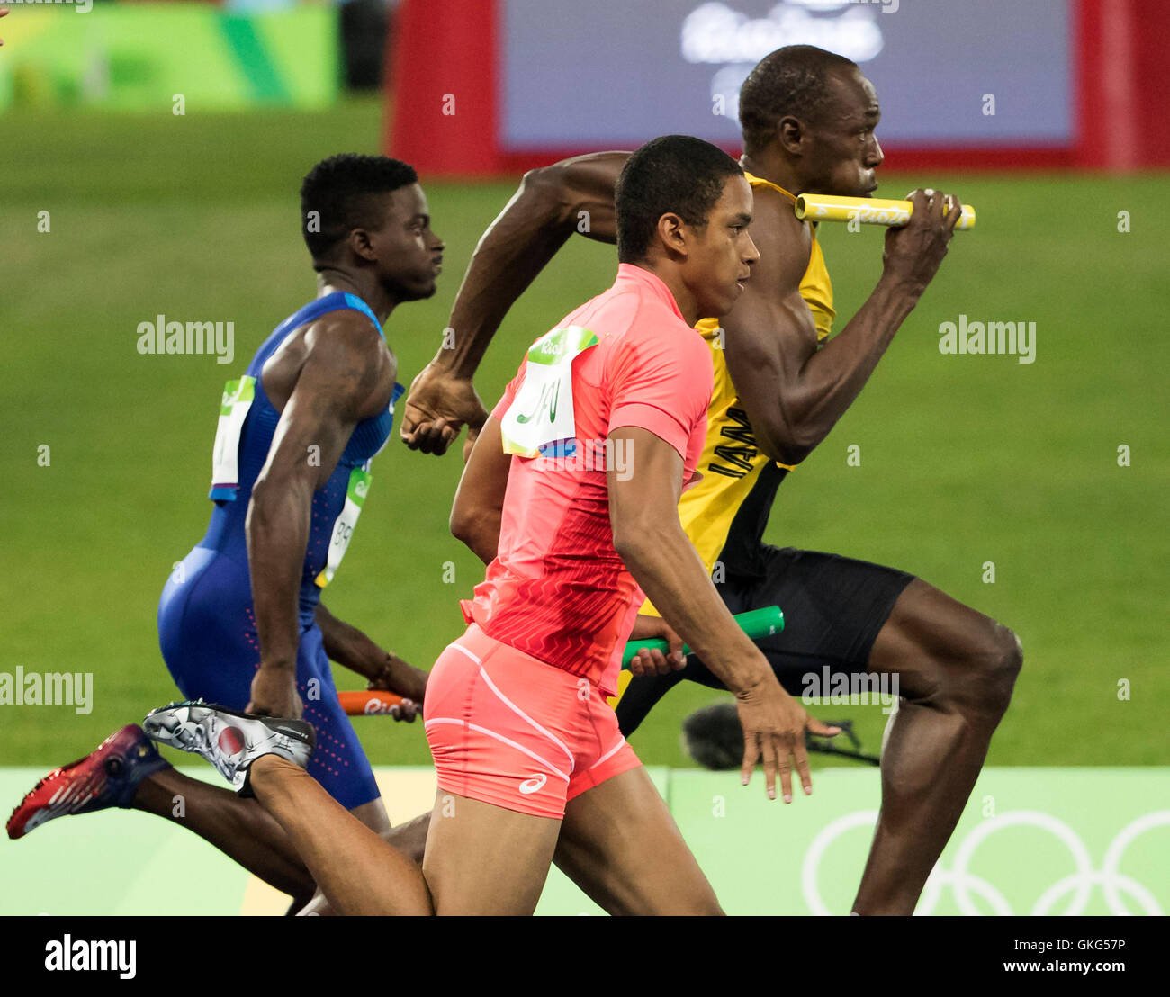 Rio de Janeiro, RJ, Brazil. 19th Aug, 2016. OLYMPICS ATHLETICS: Usain ...