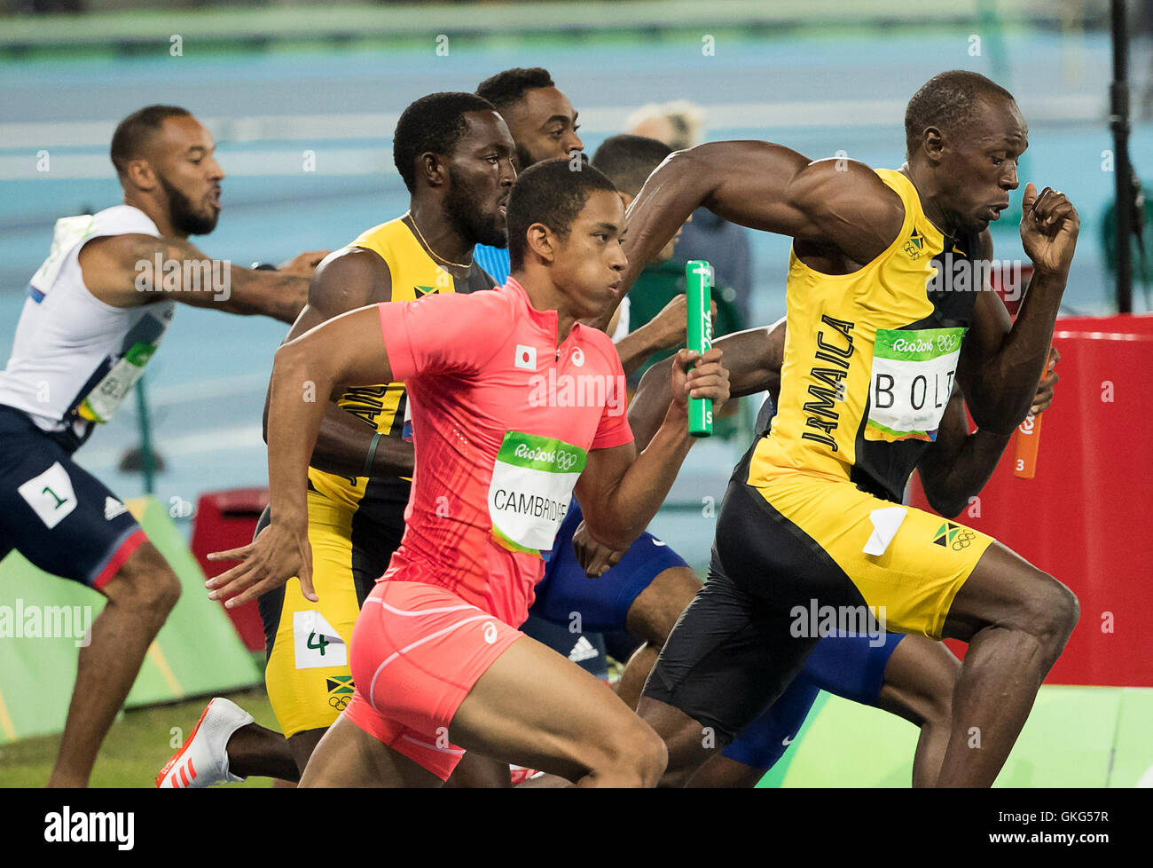 Rio de Janeiro, RJ, Brazil. 19th Aug, 2016. OLYMPICS ATHLETICS: Usain ...
