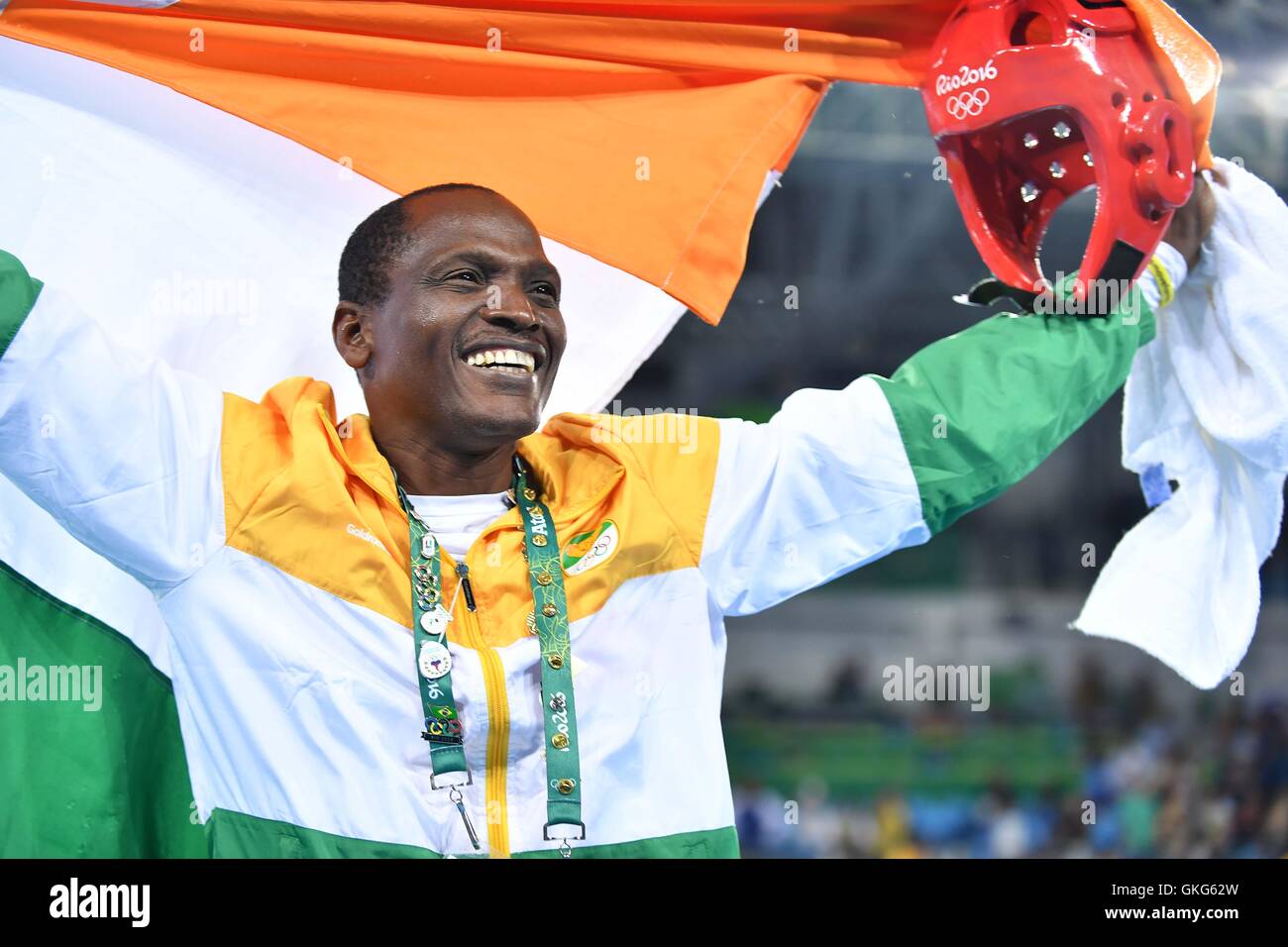 Rio de Janeiro. Brazil. 19th August, 2016. The coach of Cheick Sallah ...