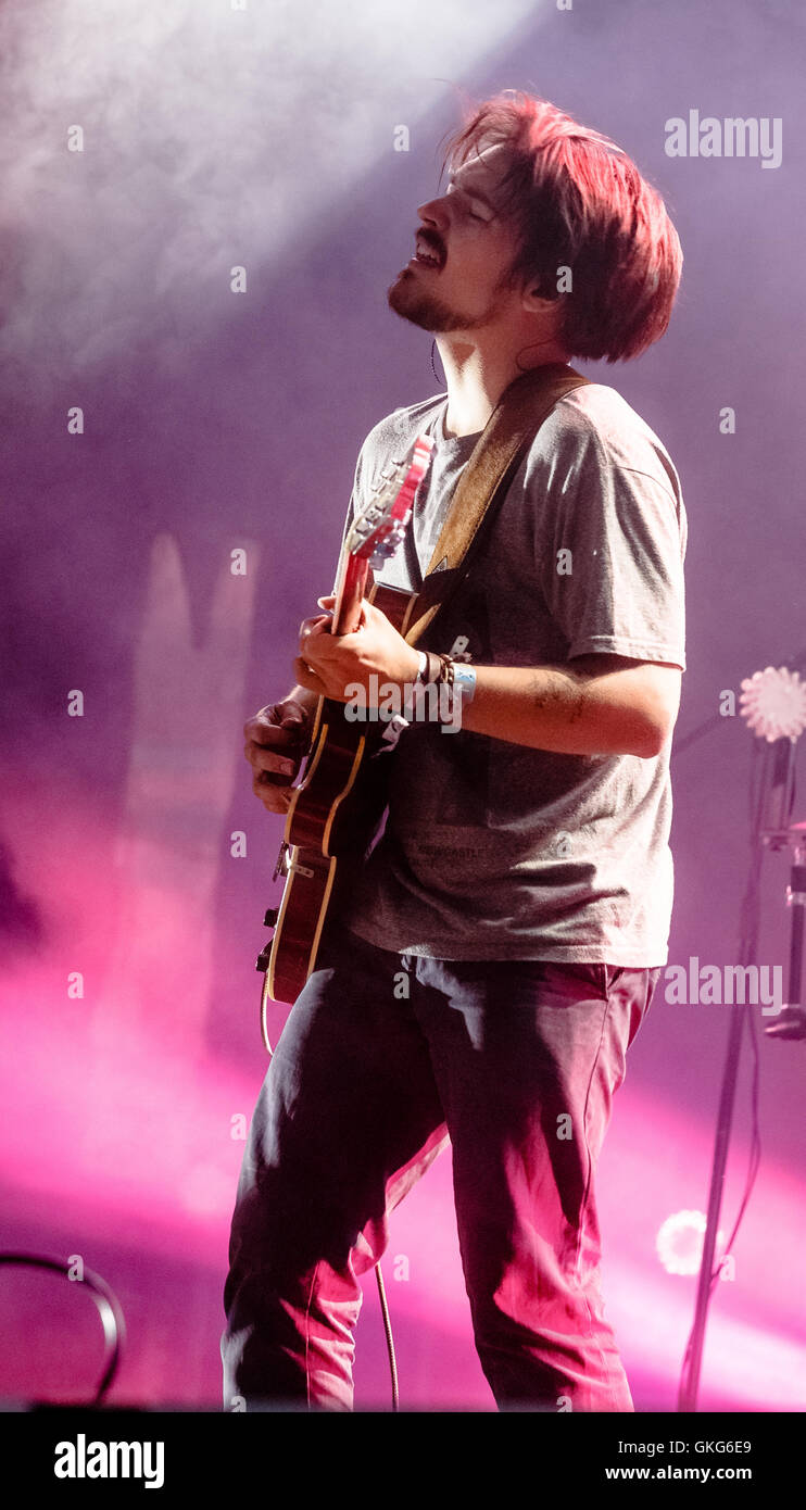 Hamburg, Germany. 19th Aug, 2016. Clemens Rehbein, singer of the ...