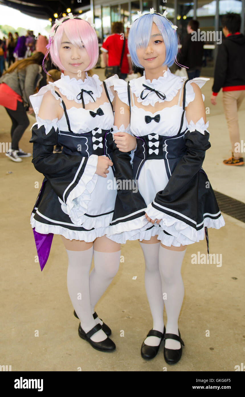 Sydney, Australia - 20th August 2016: Cosplayers converge on Rosehill ...