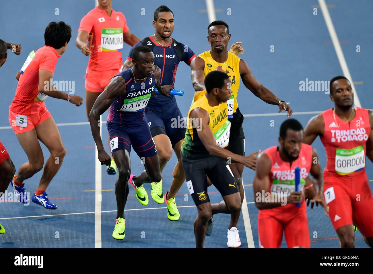 Rio de Janeiro, Brazil. 19th Aug, 2016. Hann Mamadou Kasse and Atine ...