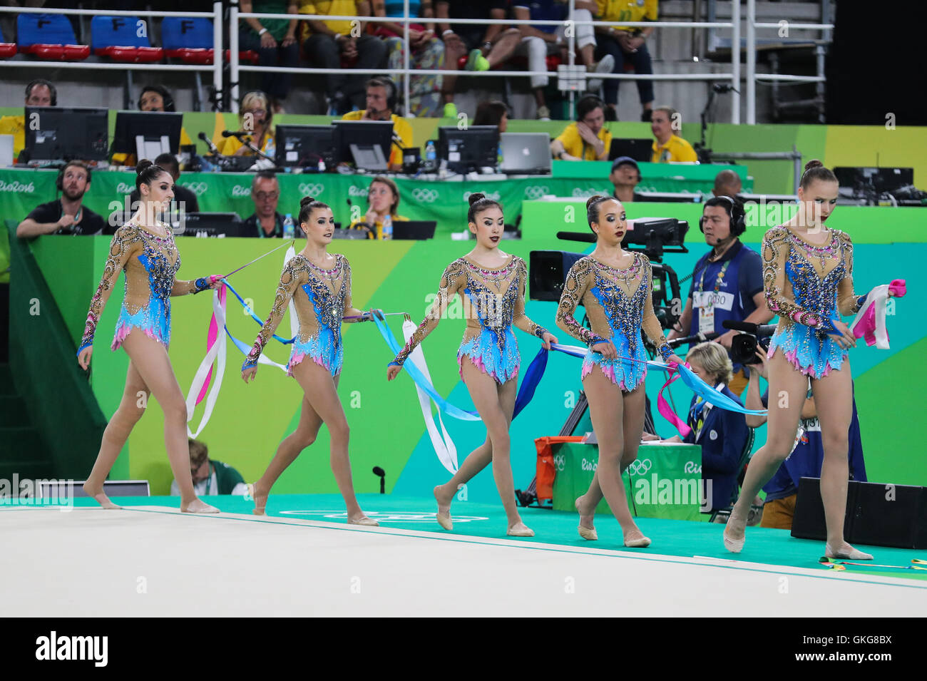 Rhythmic gymnastics group hi-res stock photography and images - Alamy
