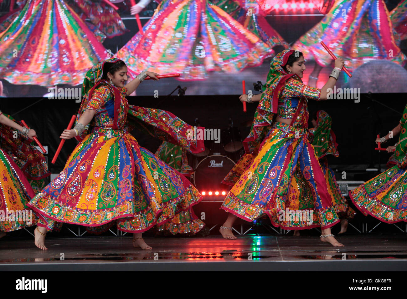 London, UK. 20th August, 2016. Red Lotus Events with Brent Council held ...