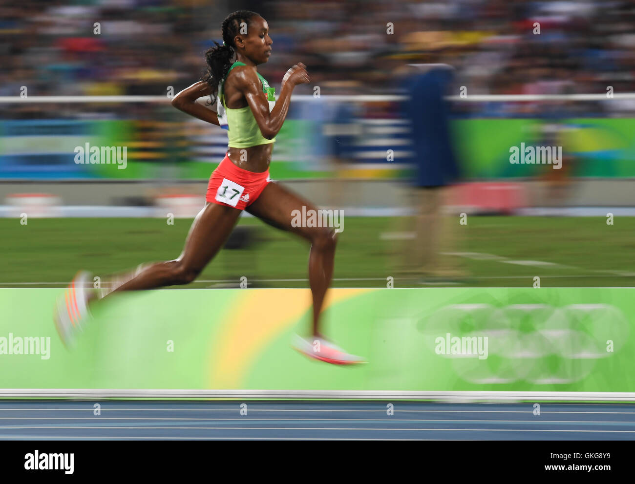 Rio de Janeiro, Brazil. 19th August, 2016. Almaz Ayana of Ethiopia in ...