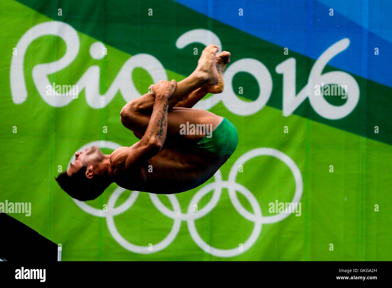 Rio de Janeiro, Brazil. 20th August, 2016. German Sanchez (MEX) during ...