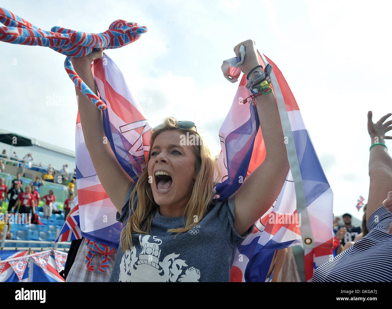 2016 olympics fans rio british hi-res stock photography and images - Alamy