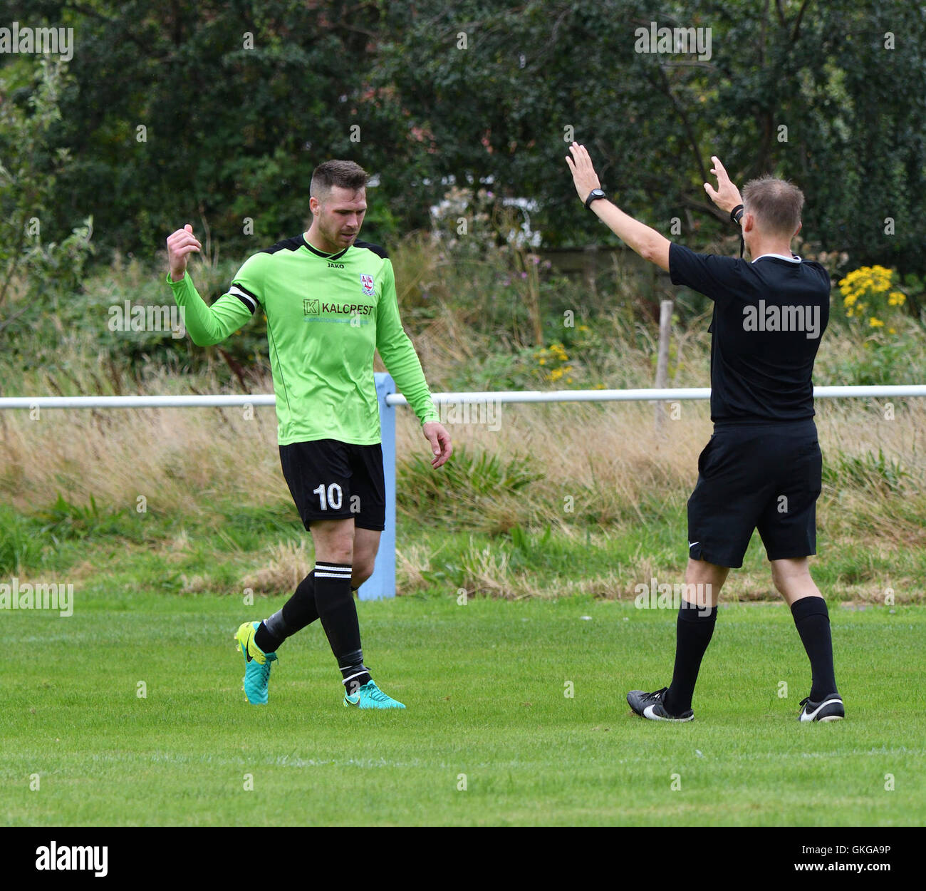 Emley football club captain hi-res stock photography and images - Alamy