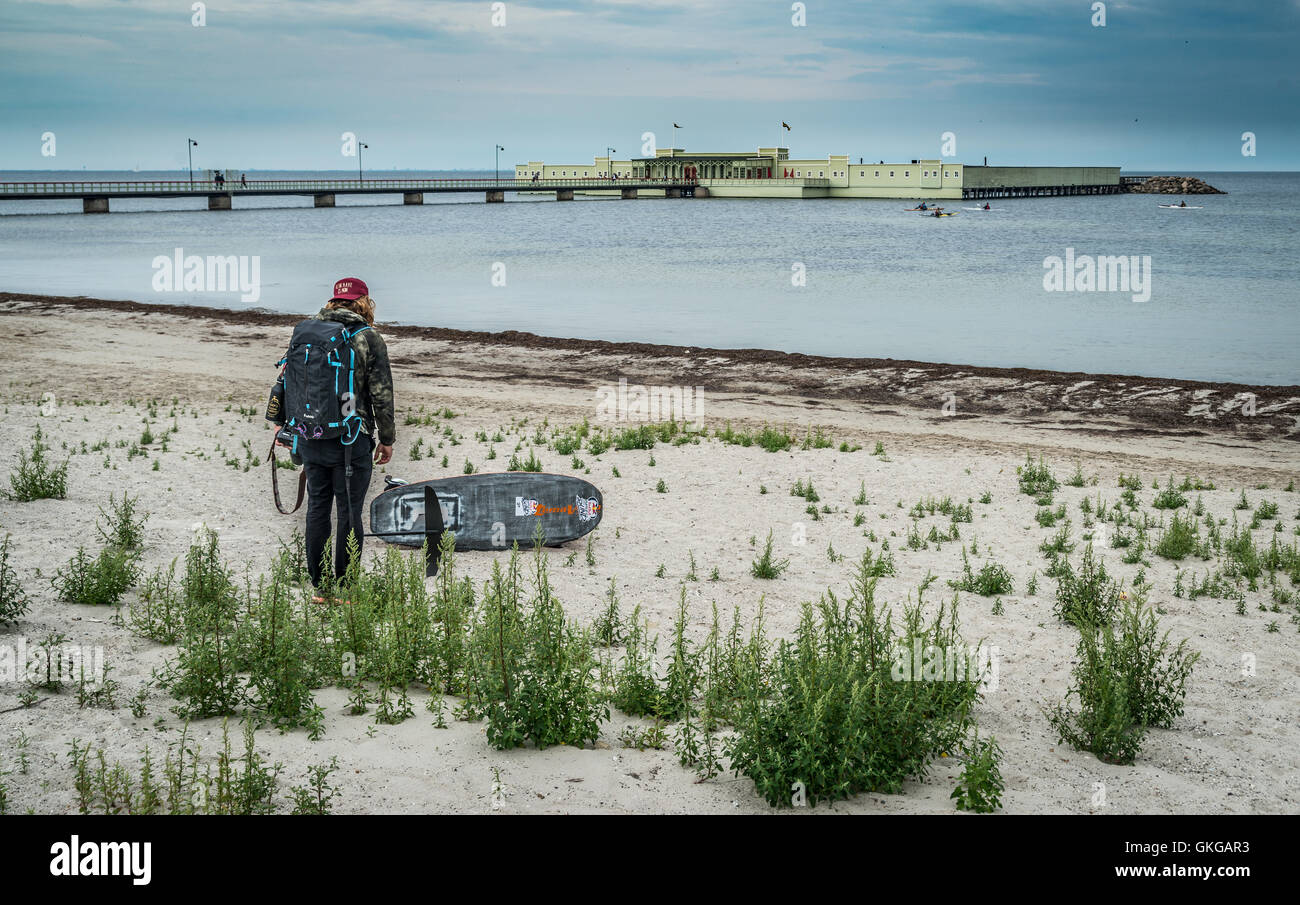 Malmö, Sweden. 20th August 2016. The kitesurfing race Battle of the ...