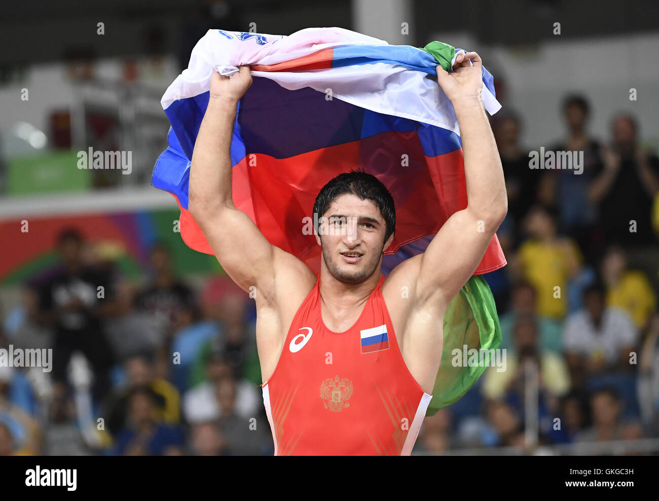 Rio De Janeiro, Brazil. 19th Aug, 2016. Russia's Abdulrashid Sadulaev ...