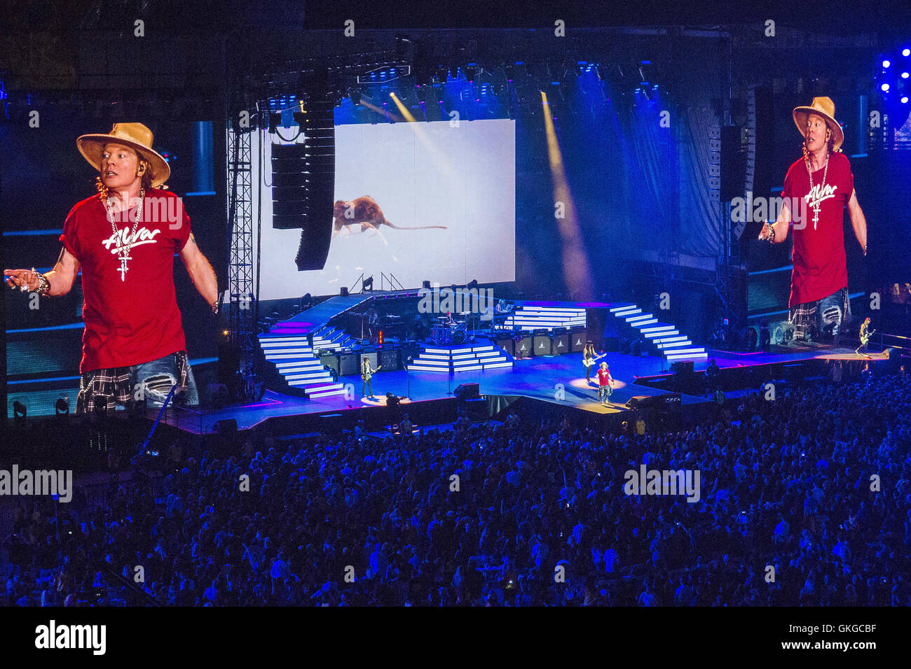 Stadium concert screen hi-res stock photography and images - Alamy