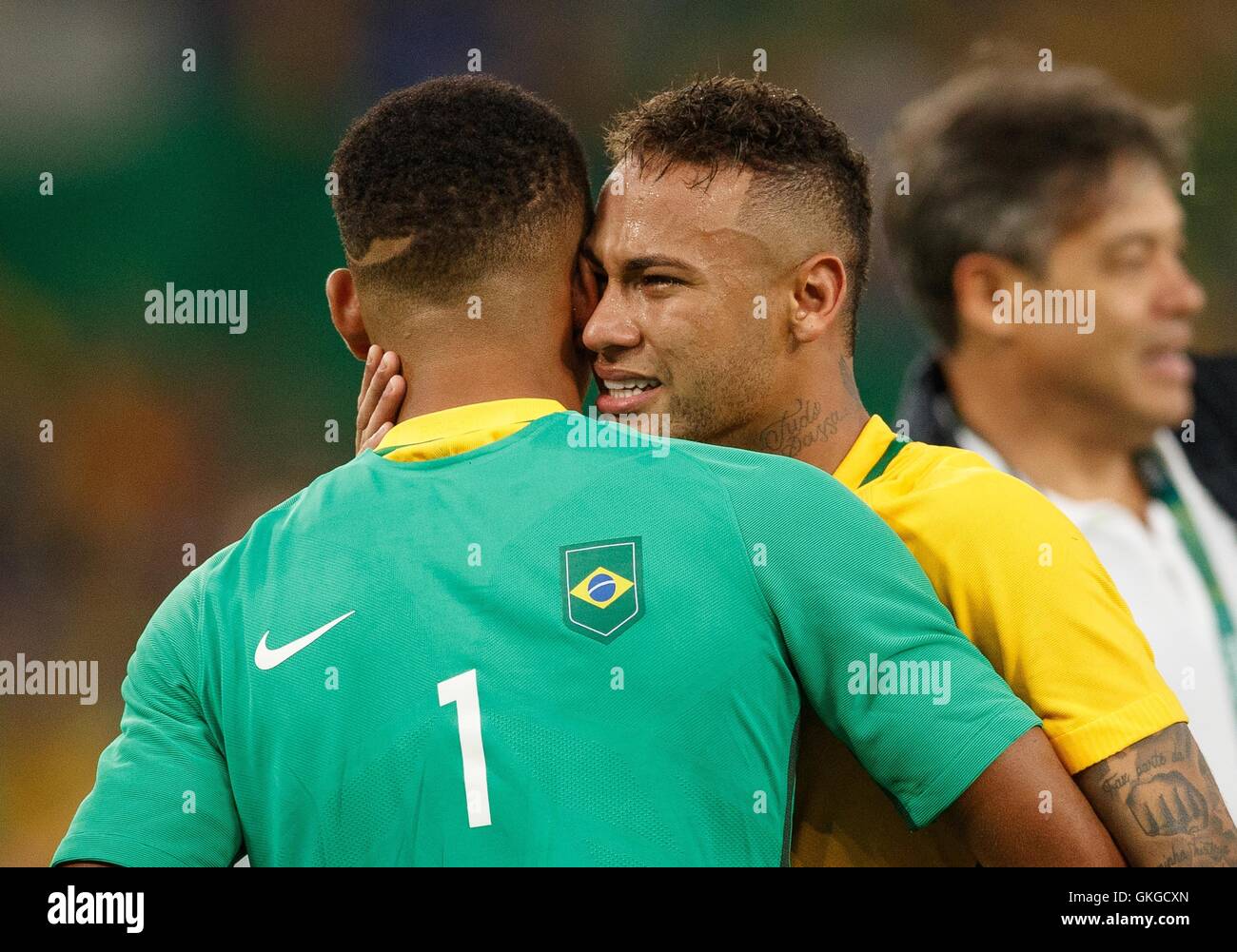 Neymar brazil 2016 football gold medal hi-res stock photography and ...