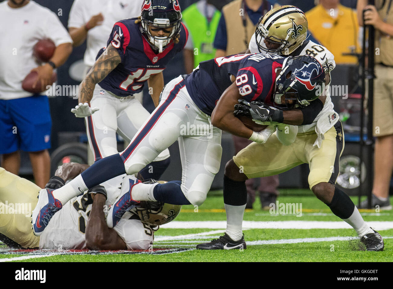 Houston, Texas, USA. 20th Aug, 2016. Houston Texans tight end Stephen ...